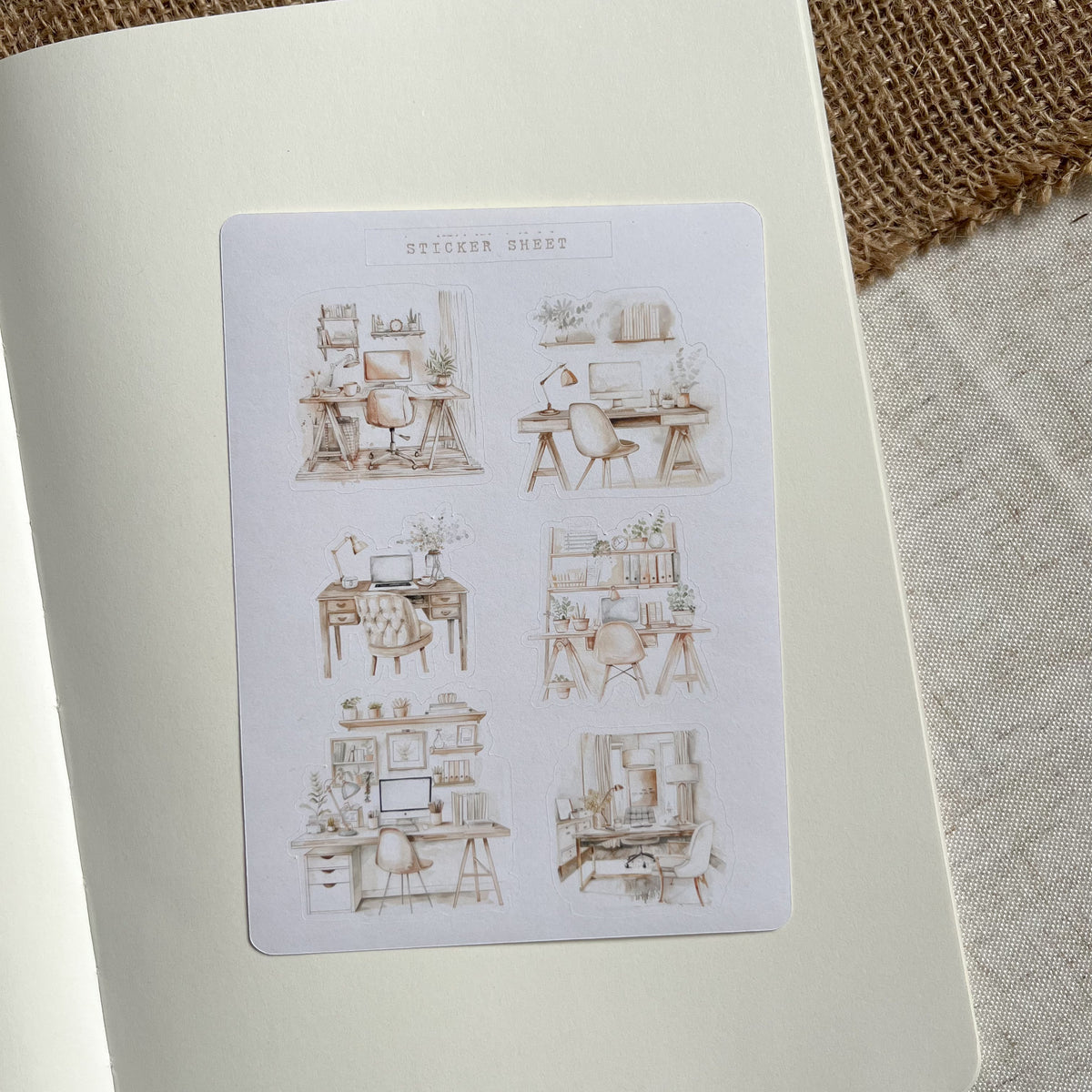 Desk sticker sheet – ArtStudioLea