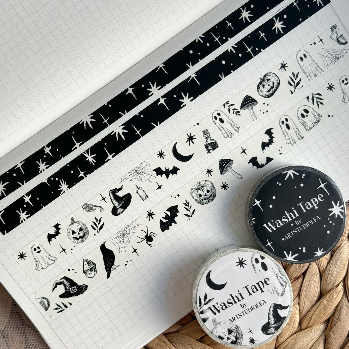 spooky halloween washi tape bundle – ArtStudioLea