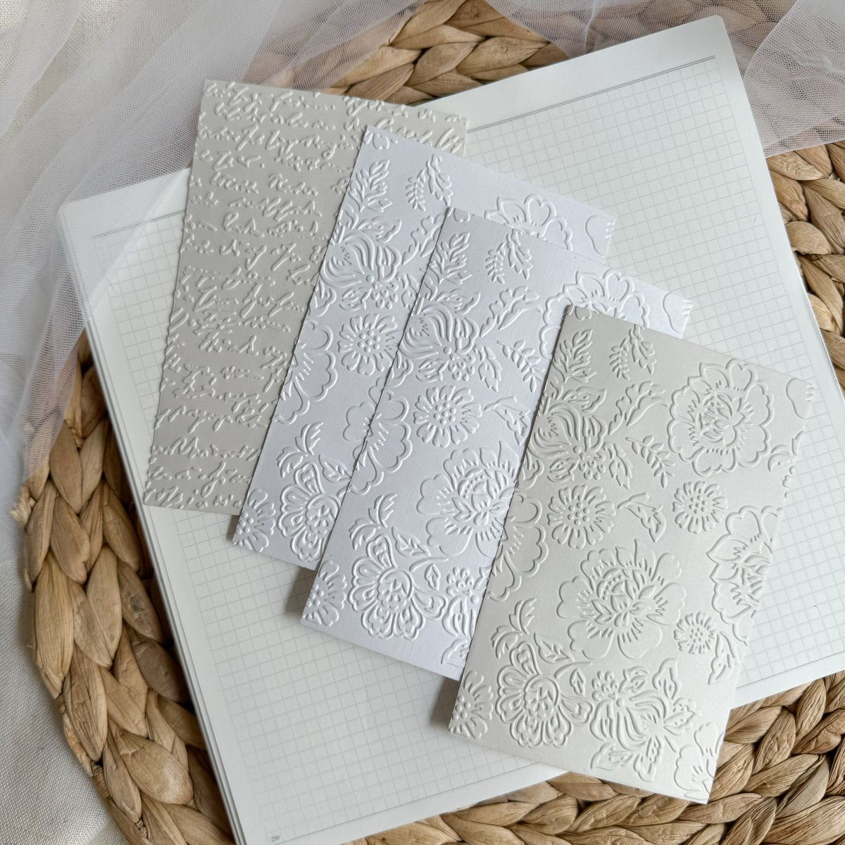 embossed paper cut out set, 10 pieces – ArtStudioLea